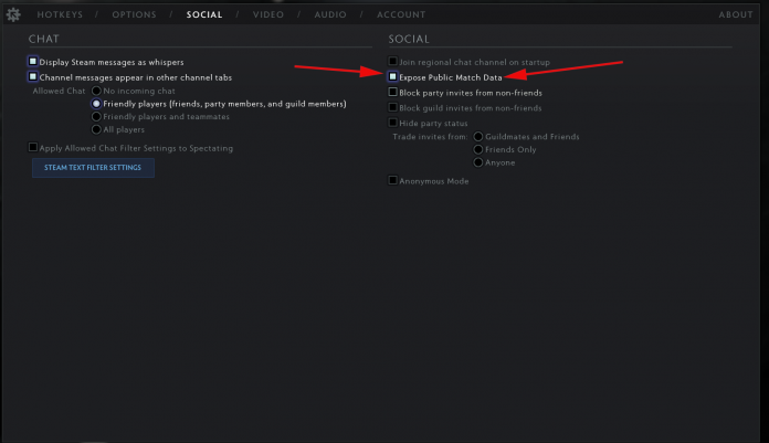 How to Add Your Dota 2 Game ID and Expose Public Match Data