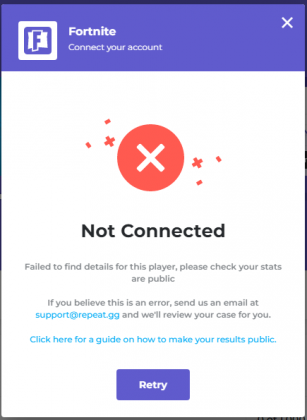 How to Add Your Fortnite ID on Repeat and Make Stats Publicly Viewable