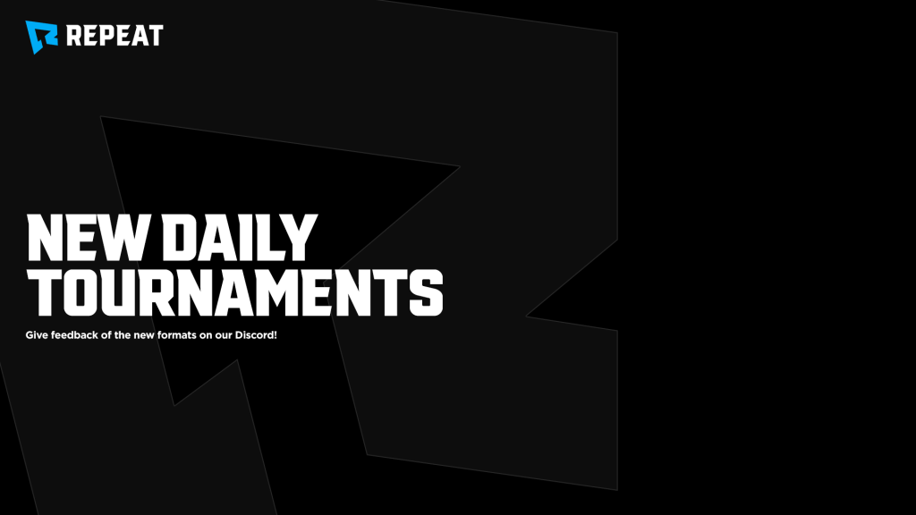 Repeat Daily Tournaments Receive Programming Update - Repeat.gg