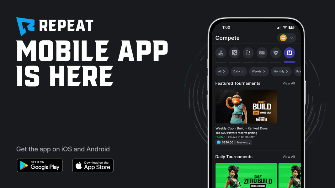 The Repeat Mobile App is here! - Repeat.gg